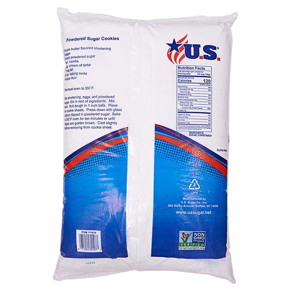 U S Sugar Powdered Sugar 7 Lbs Costco Food Database