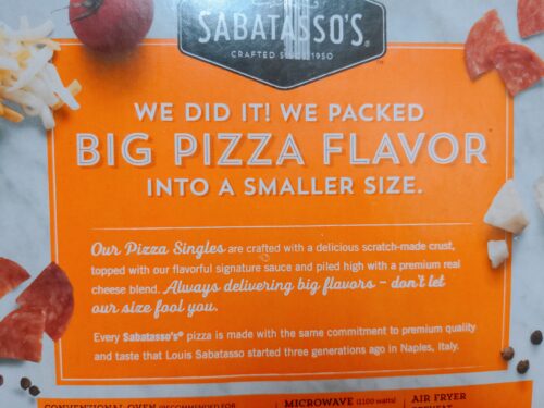 Costco Sabatasso's Mini Pizza Singles + Crispy Air Fryer Cook