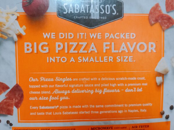 Costco Sabatasso's Mini Pizza Singles + Crispy Air Fryer Cook