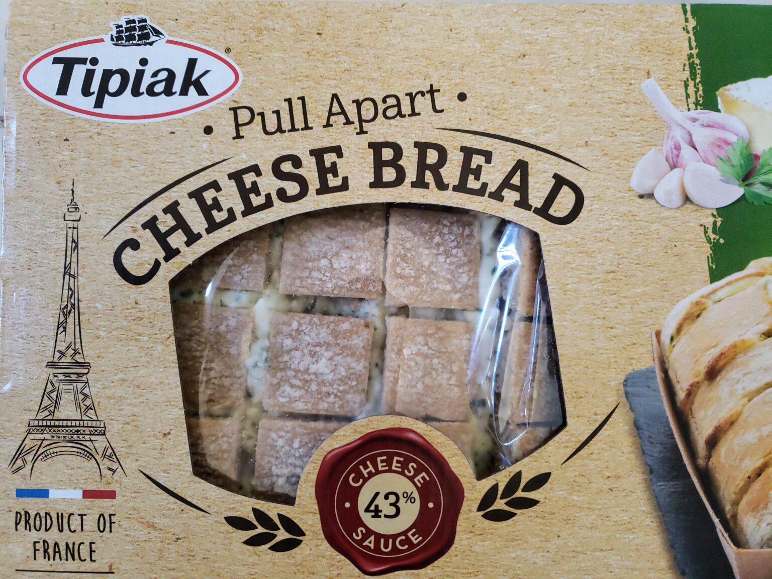 Costco Pull Apart Cheese Bread Garlic & Herb (Underwhelming)
