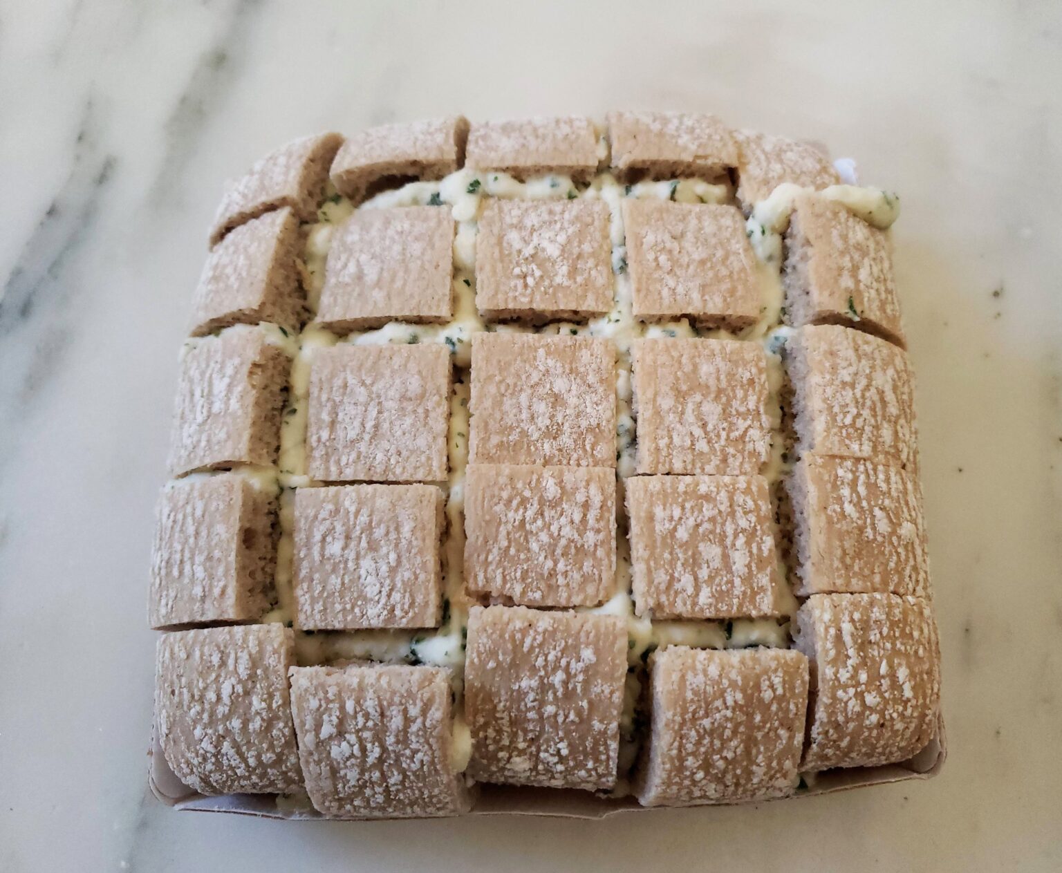 Costco Pull Apart Cheese Bread Garlic & Herb (Underwhelming)