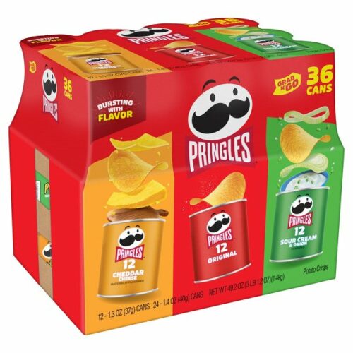 Pringles Grab & Go Variety, 36 X 1.36 Oz - Costco Food Database