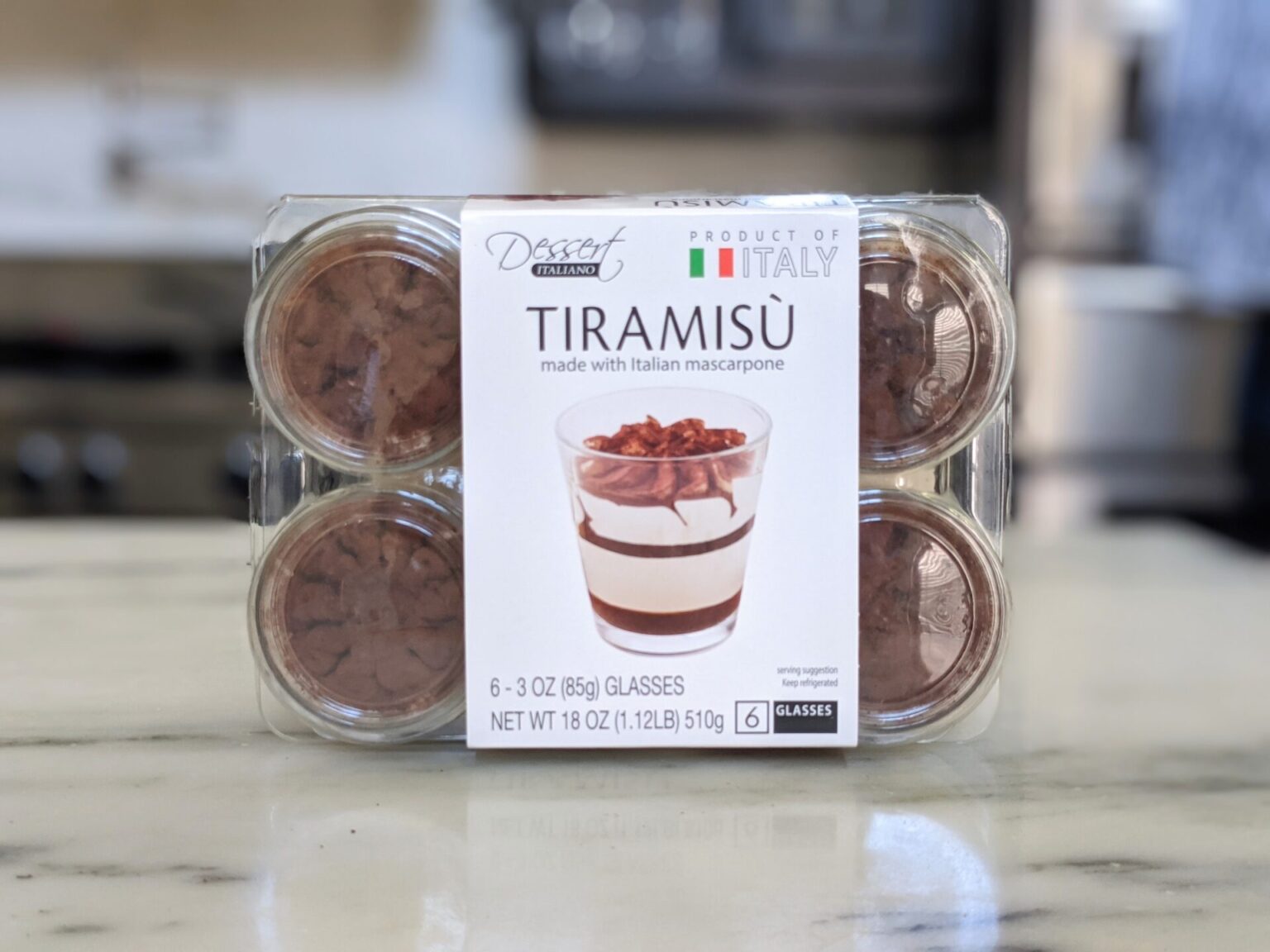 Costco Tiramisu Cups - (Amazing) + 6 Reusable Glass Cups